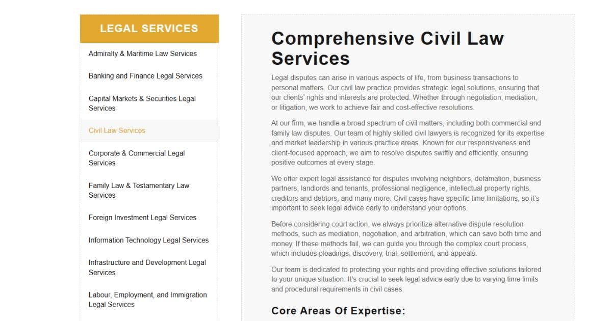 Civil Law Services in Colombo, Sri Lanka | Legal assistance for private ...
